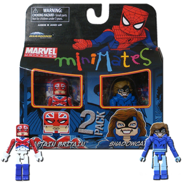 Marvel Minimates Series 31 : Captain Britain and Shadowcat | Shadow and ...