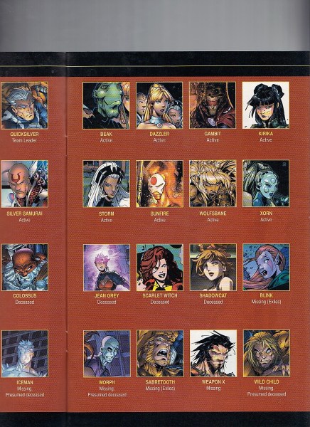 Official Handbook of the Marvel Universe X-Men Age of Apocalypse 2005 ...