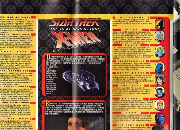 Star Trek Next Generation X-Men Second Contact | Shadow and Flame with ...